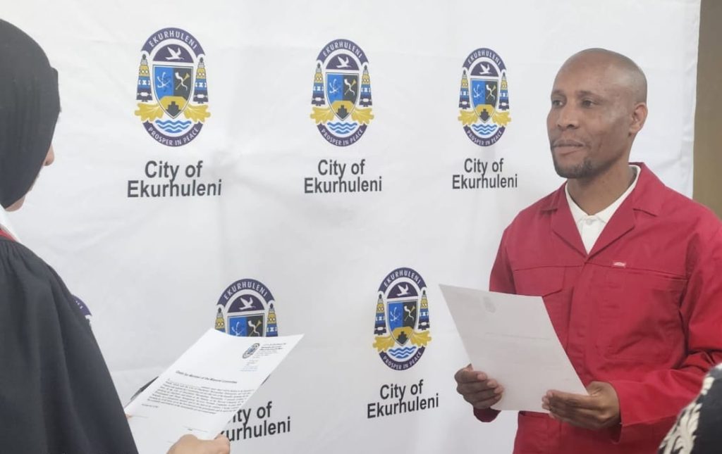 EFF effect changes in City of Ekurhuleni - Vaal Metro X-press